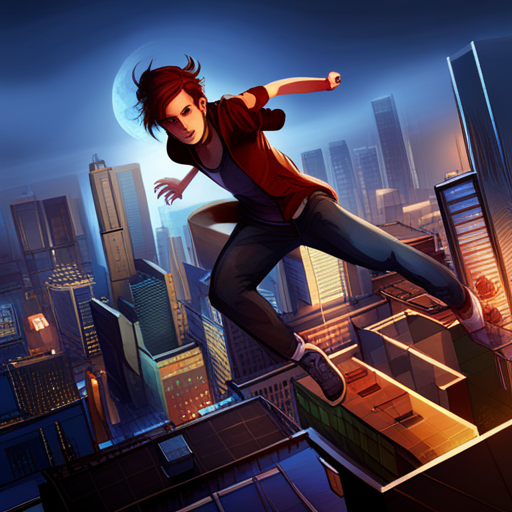 Rooftop Runners Text Game — Infinity Arcade