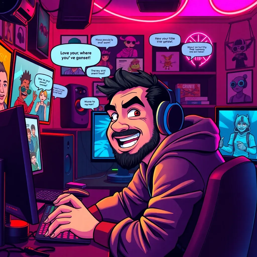 The Twitch Streamer Text Game — Infinity Arcade