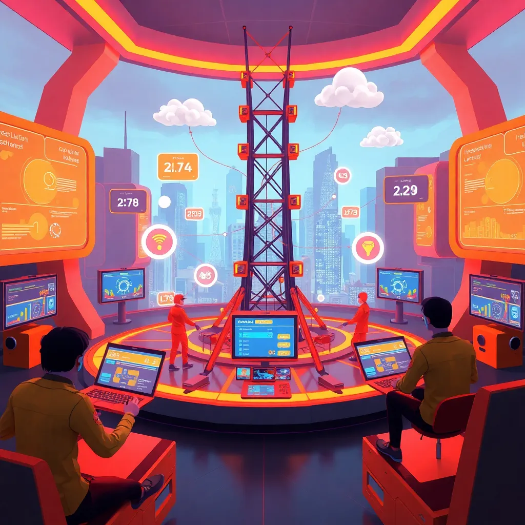 LTE Network Setup Simulator Text Game — Infinity Arcade