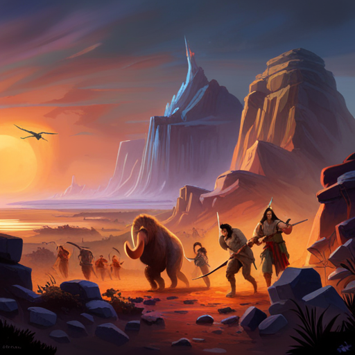 Stone Age Showdown Text Game — Infinity Arcade
