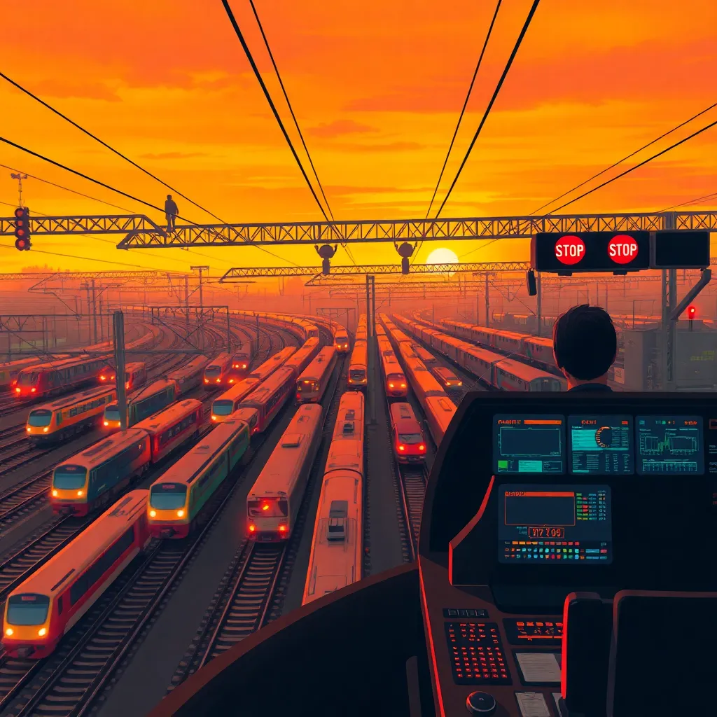 Train Control Text Game — Infinity Arcade