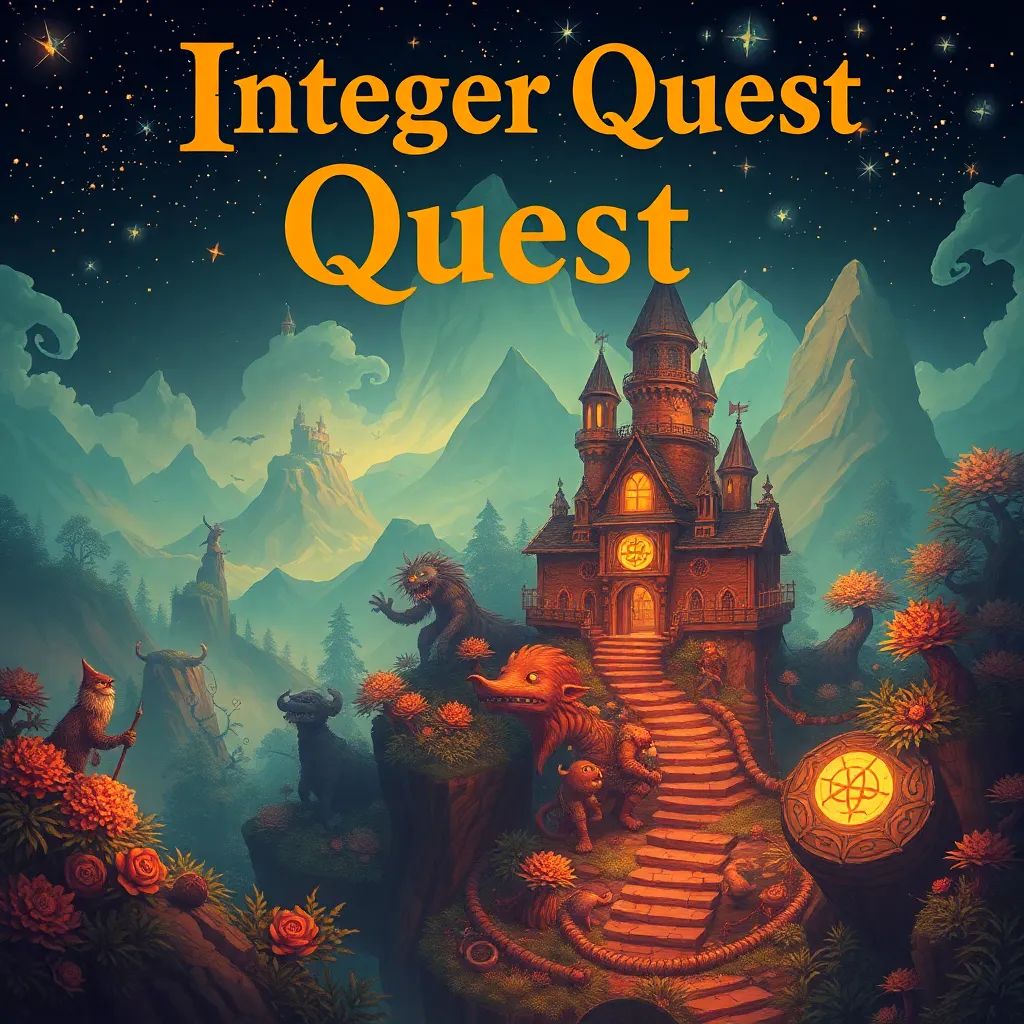 Integer Quest Text Game — Infinity Arcade