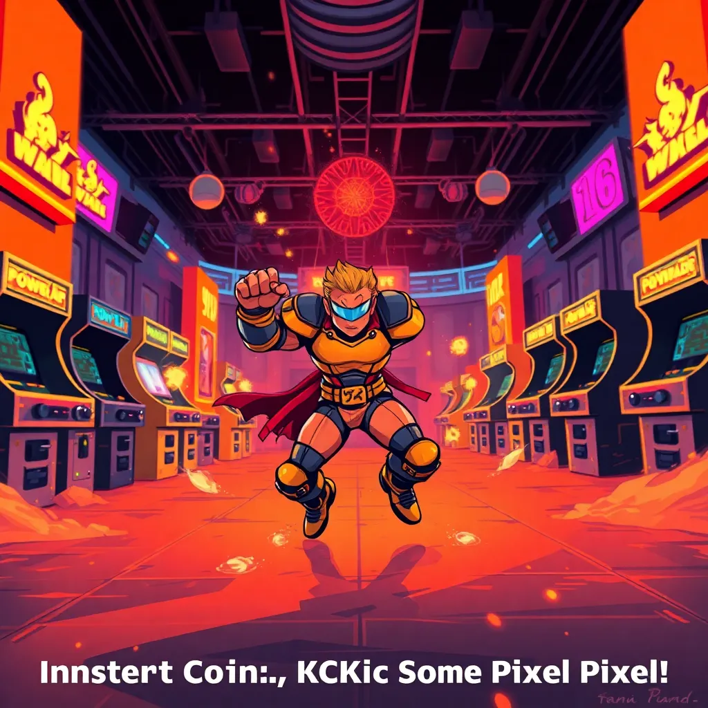 Pixel Punchout: The Retro Rebellion Text Game — Infinity Arcade