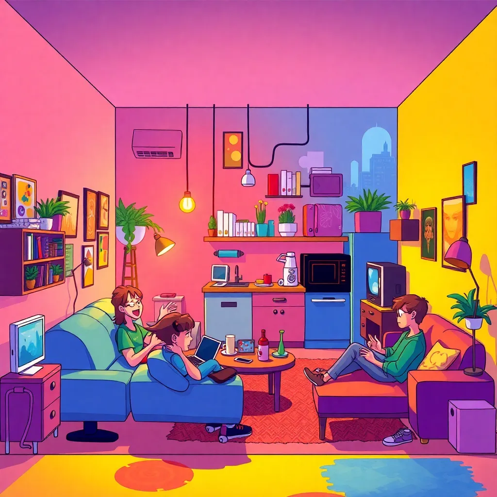 Voronoi Vortex: Roommate Rumble Text Game — Infinity Arcade