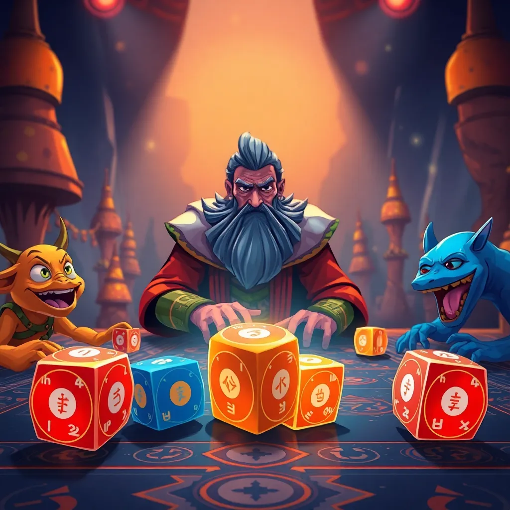 Divine Dice: A Roll of Fate Text Game — Infinity Arcade