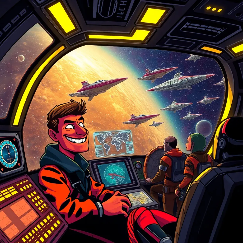 Galactic Misfire Text Game — Infinity Arcade
