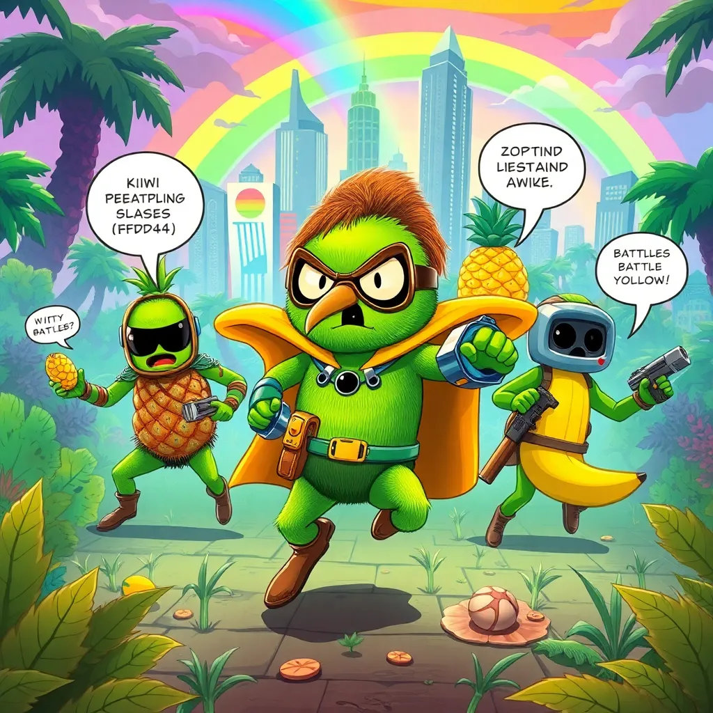 Kiwis of Justice Text Game — Infinity Arcade