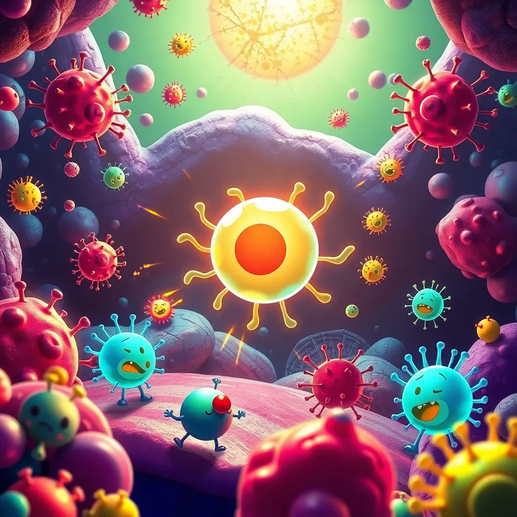 Cell Clash: The Fight Within Text Game — Infinity Arcade