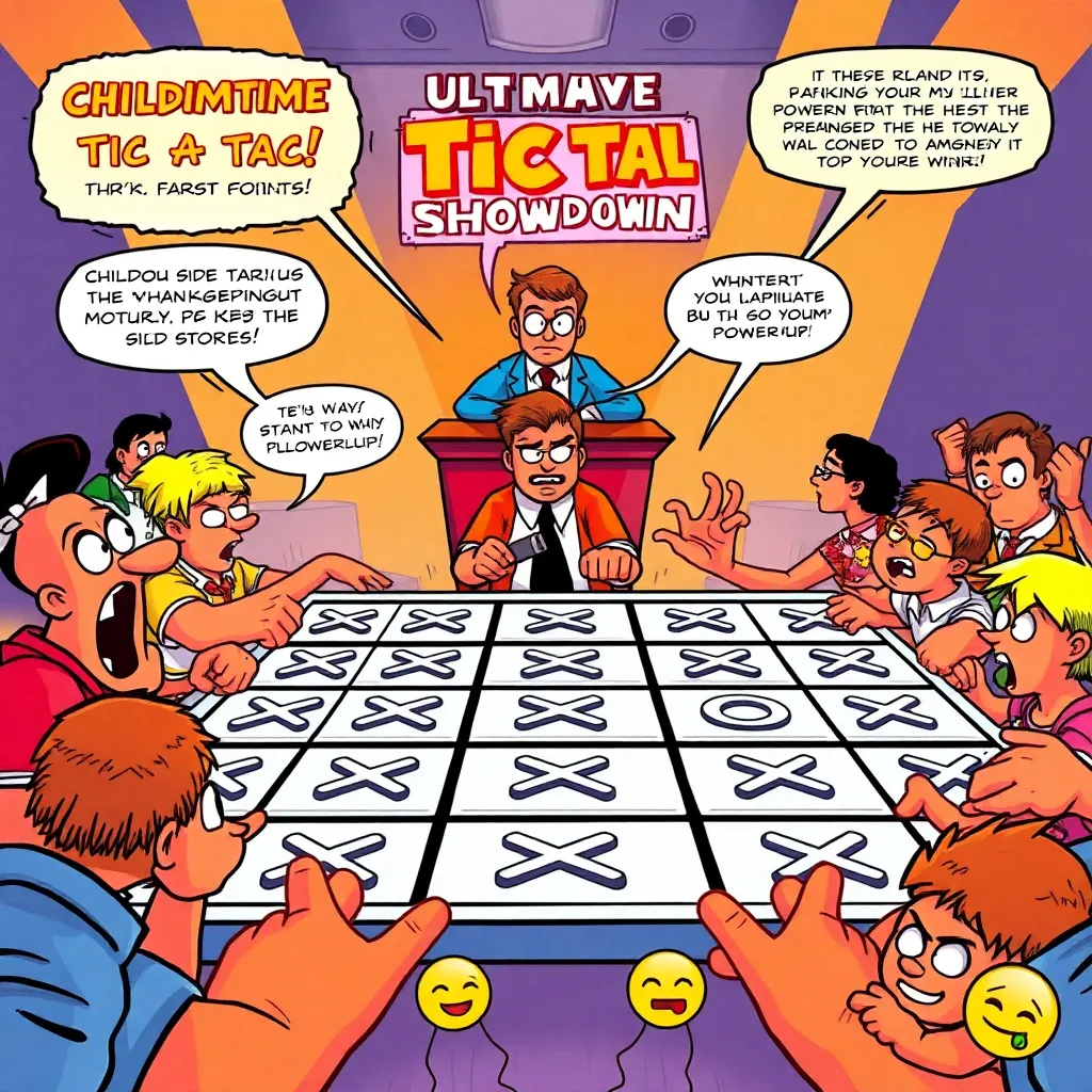 Ultimate Tic Tac Showdown Text Game — Infinity Arcade