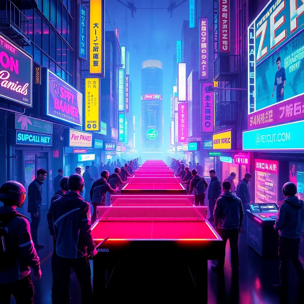 Pongmasters: The Cyber Arena Text Game — Infinity Arcade