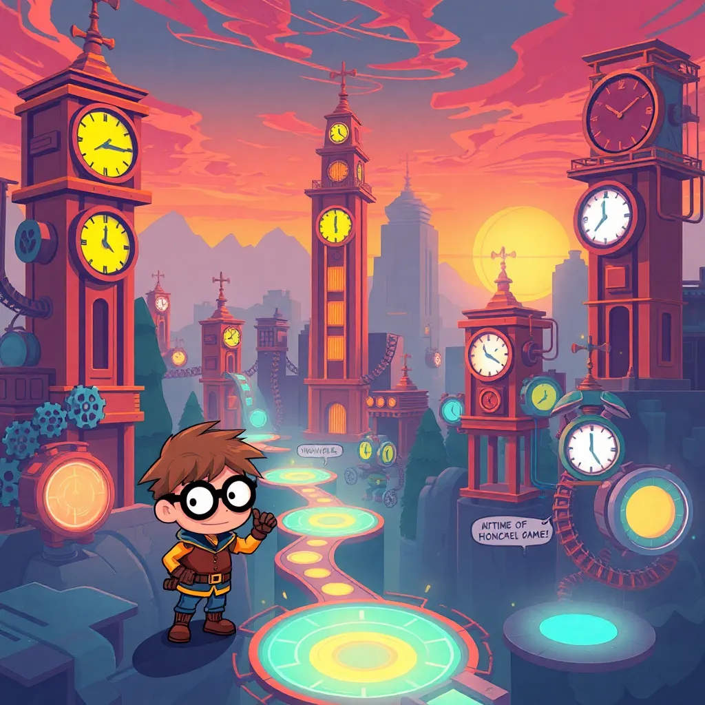 Time Loop Hero Text Game — Infinity Arcade