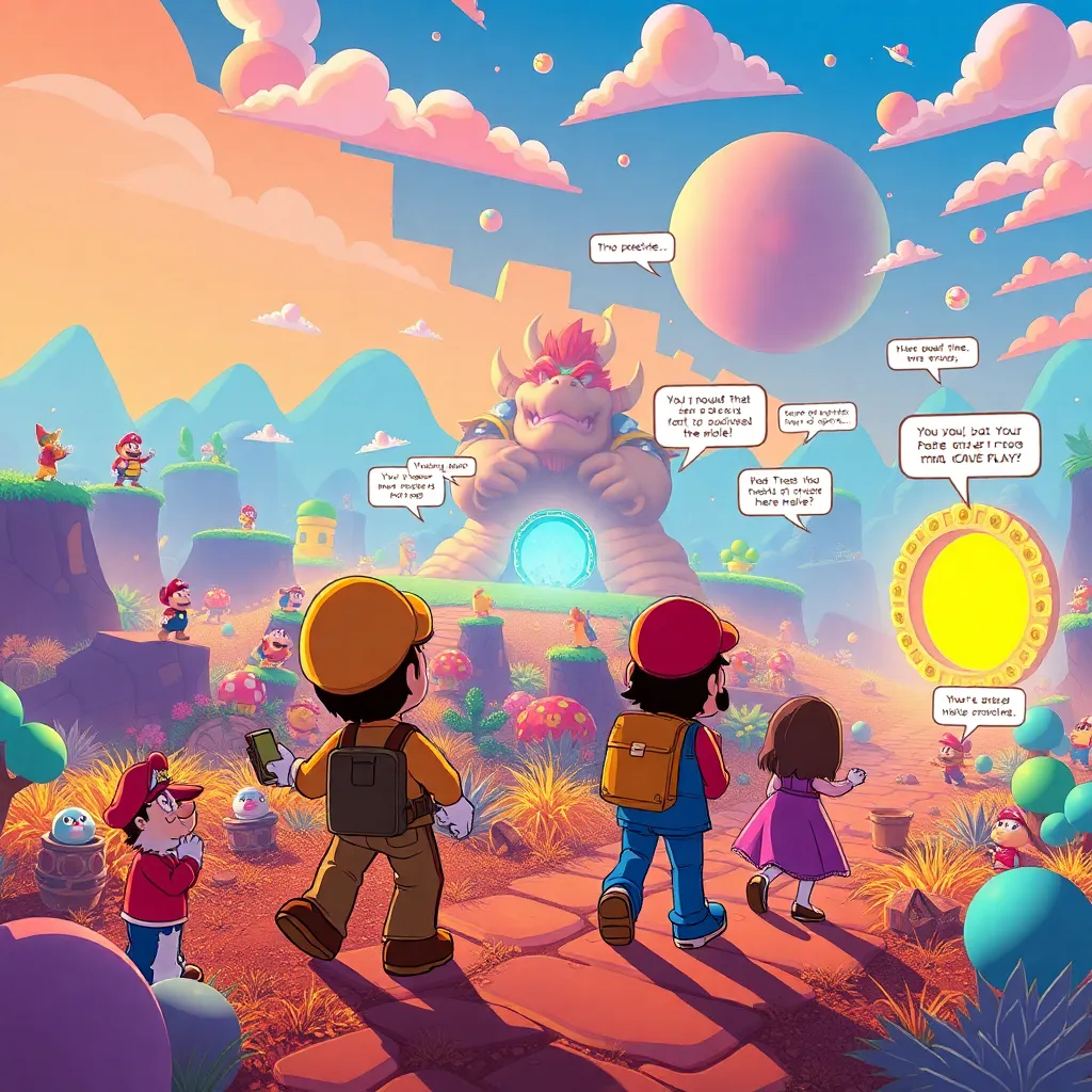 Legacy Mario Bros: Time Bouncers Text Game — Infinity Arcade