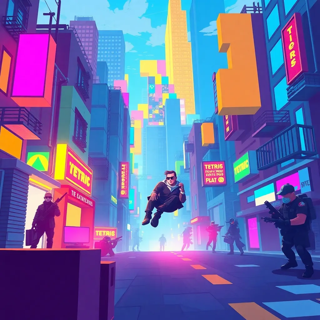 Tetris: The Great Pixel Heist Text Game — Infinity Arcade