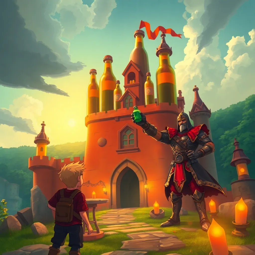 Flip Quest: The Legendary Bottle Text Game — Infinity Arcade