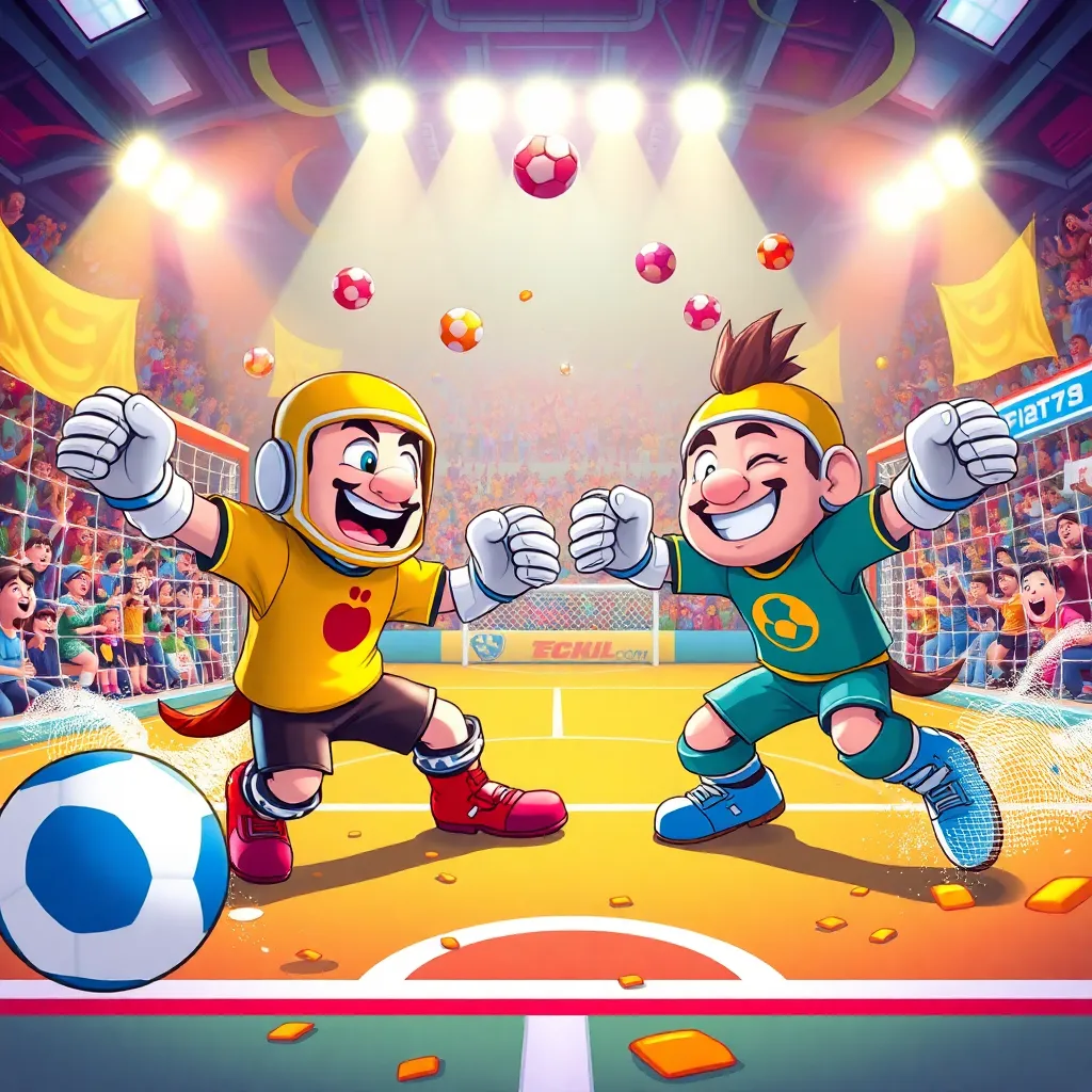 Goalie Showdown: Ballistic Bash Text Game — Infinity Arcade