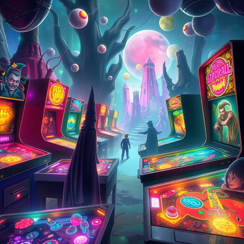 Pinball Paradox Text Game — Infinity Arcade