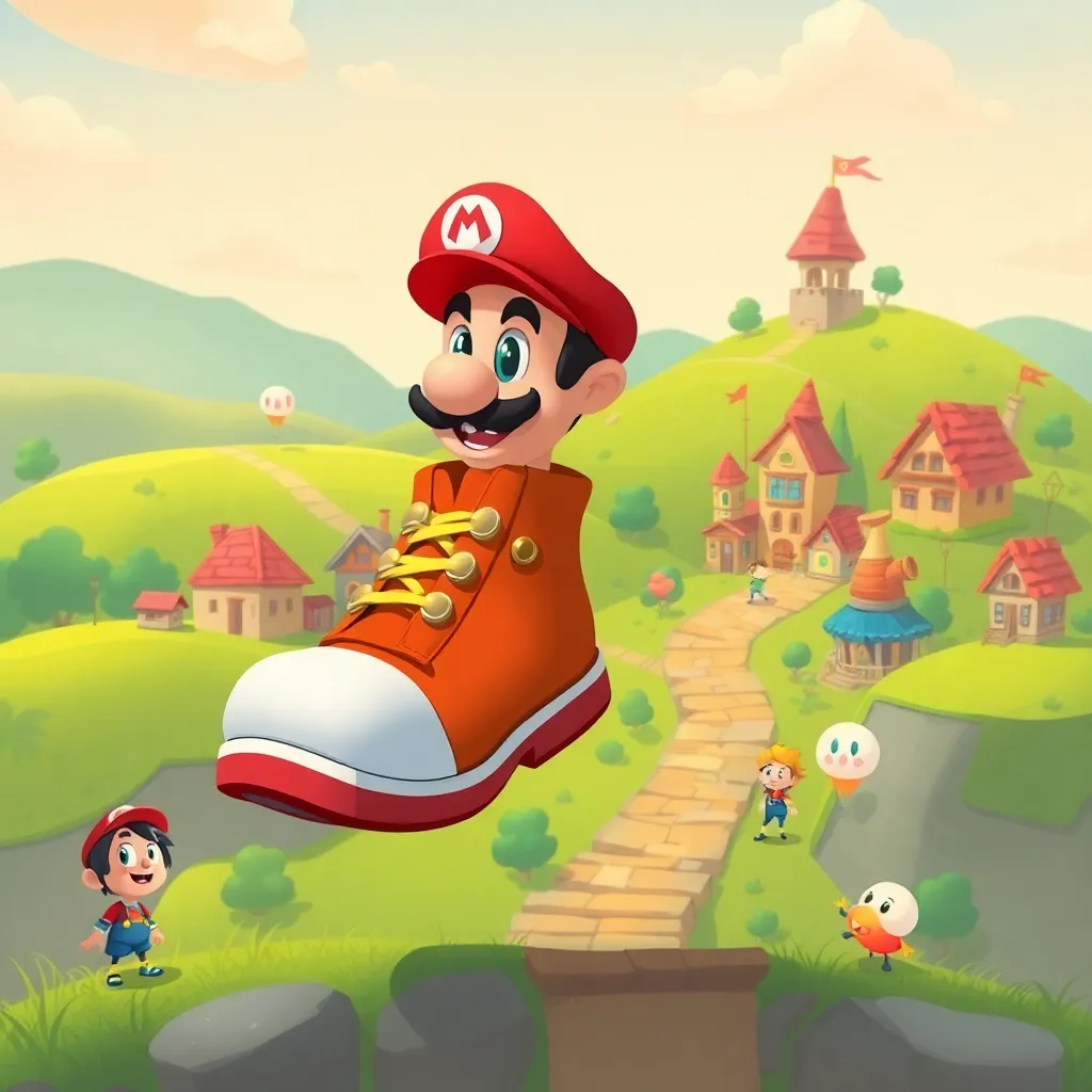 Mario Jumper: The Great Splat Text Game — Infinity Arcade