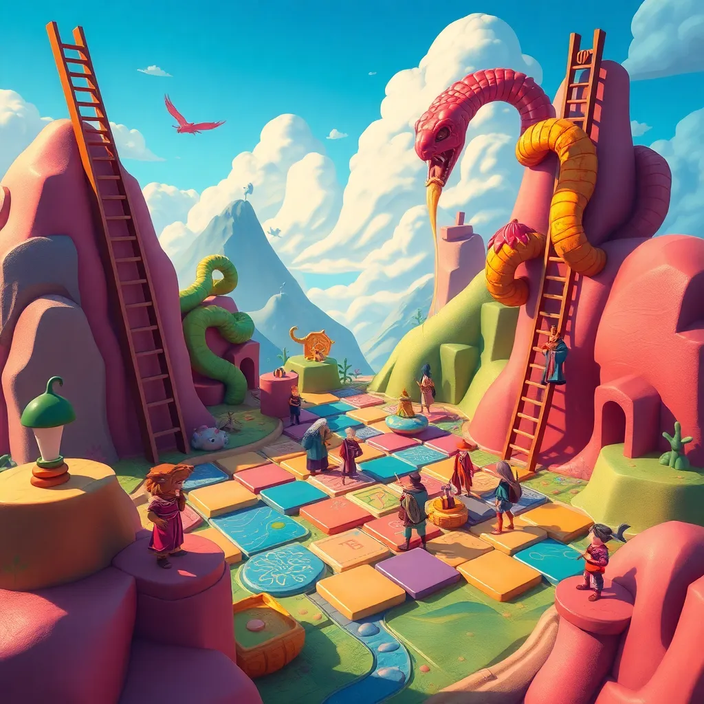 Snakes and Ladders: The Perilous Path Text Game — Infinity Arcade