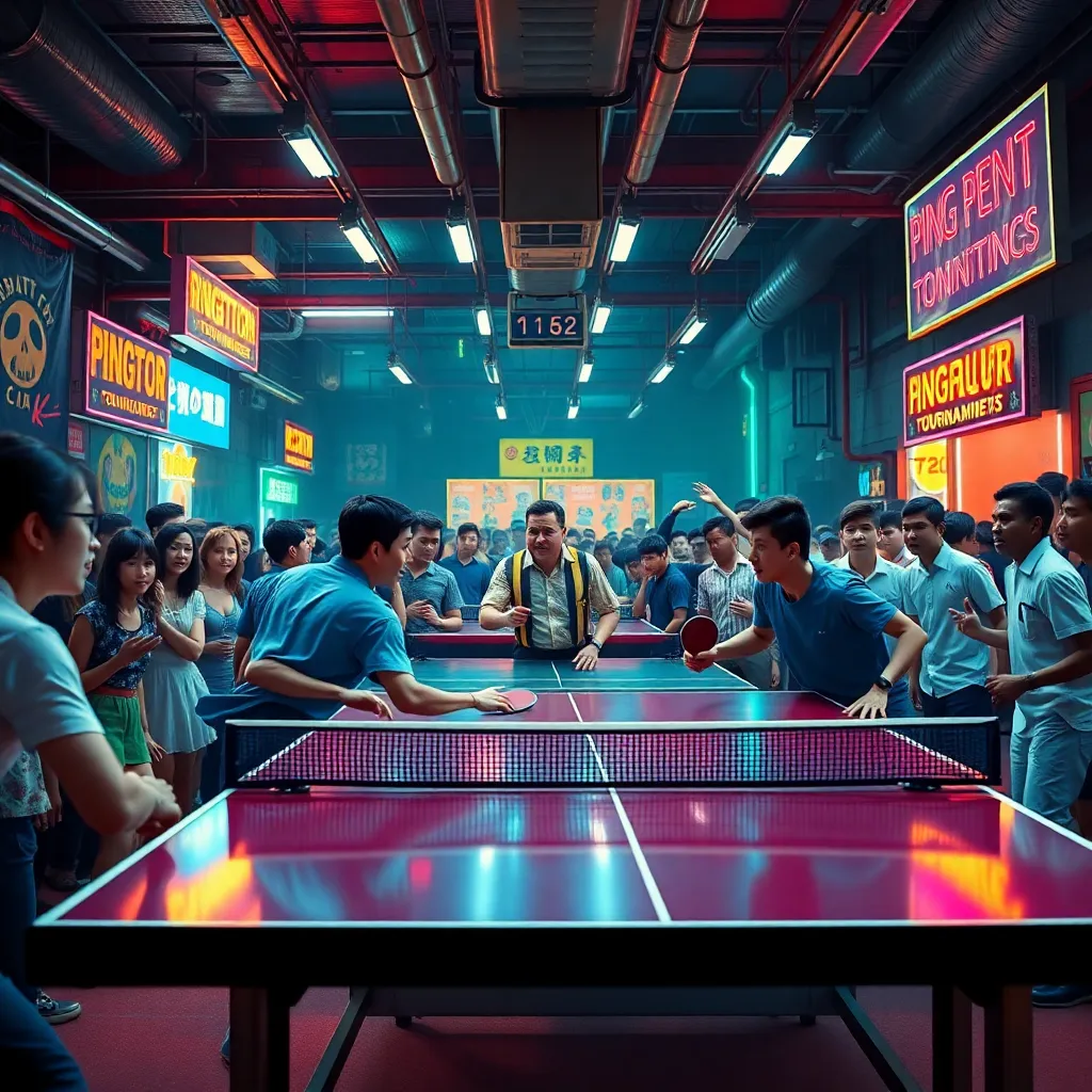 Ping Pong Pandemonium Text Game — Infinity Arcade