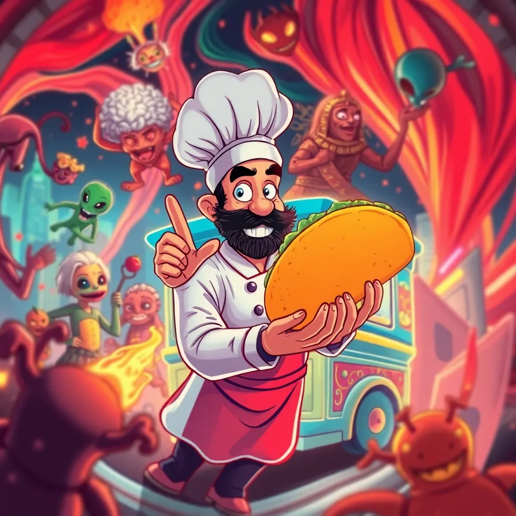 Quantum Taco Revolution Text Game — Infinity Arcade