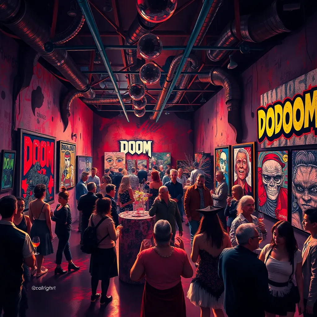 Doomed Gallery Gala Text Game — Infinity Arcade