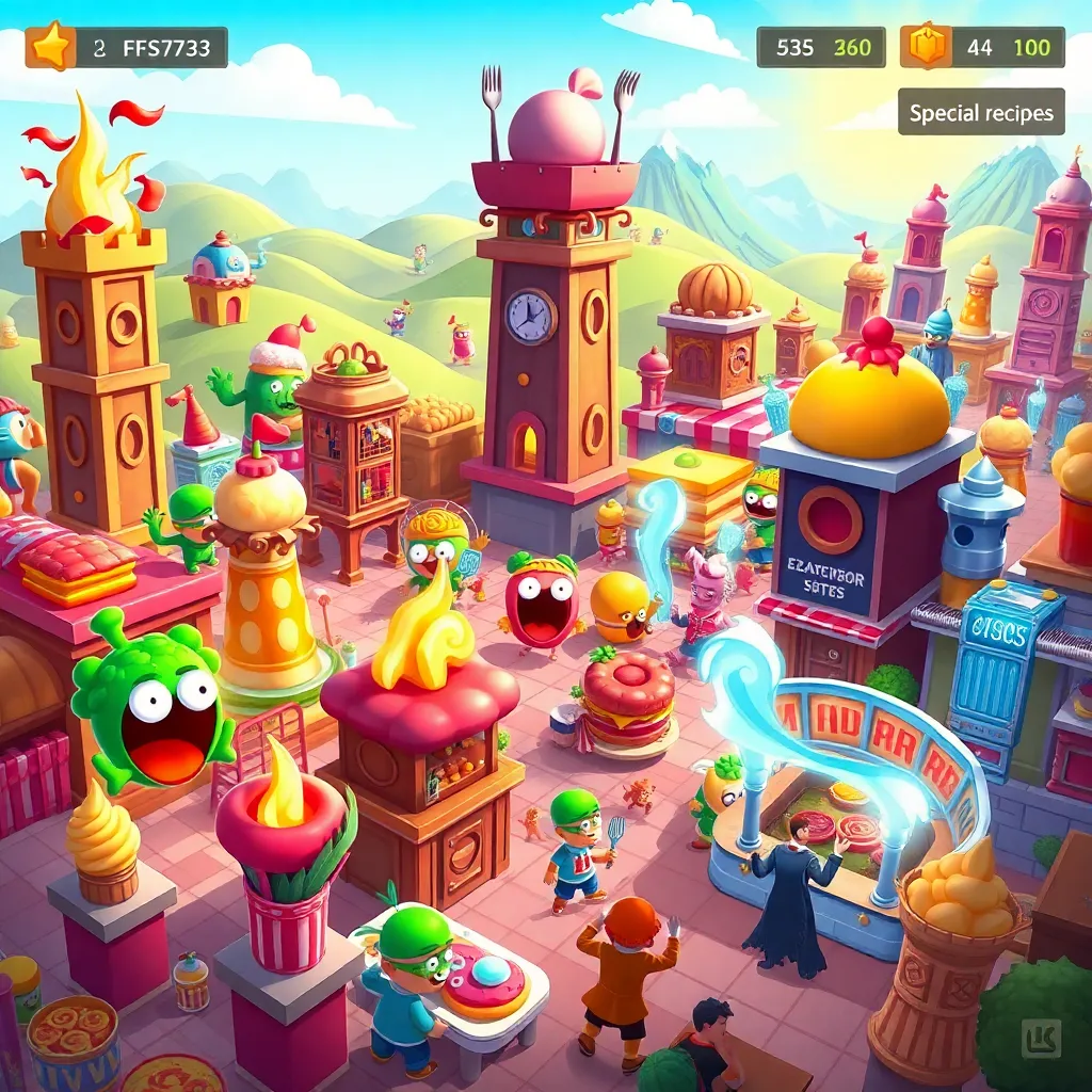 Culinary Conquest: Tower Defense Text Game — Infinity Arcade