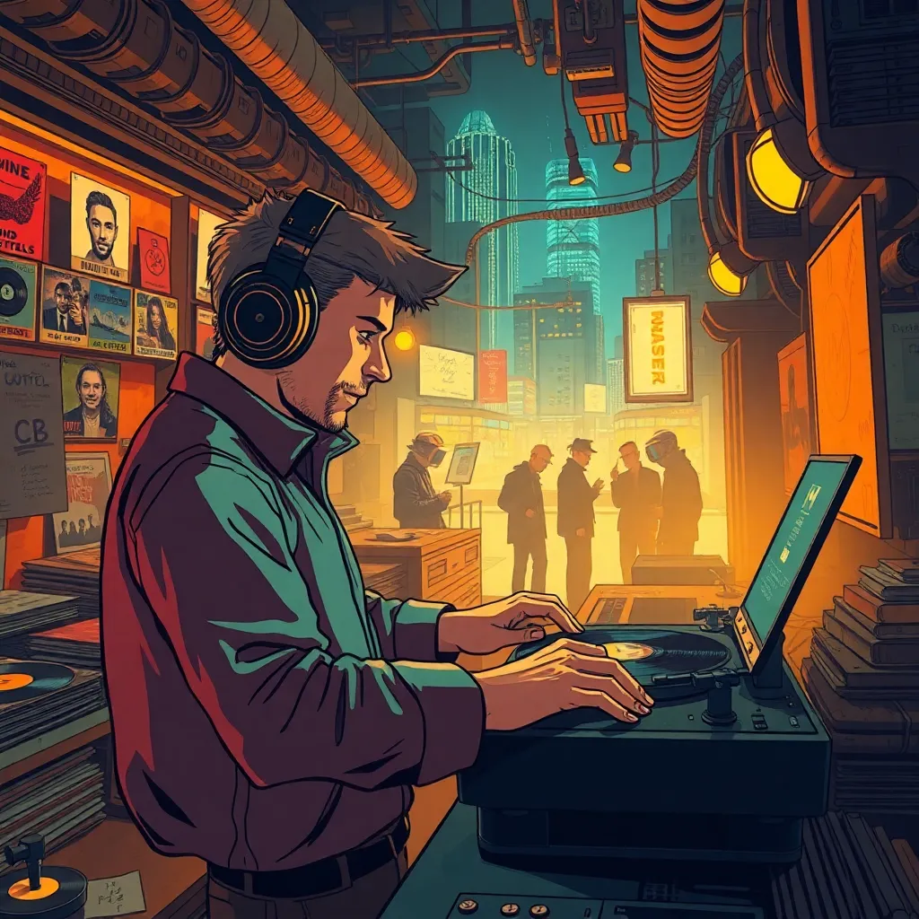 Vinyl Vanguard Text Game — Infinity Arcade