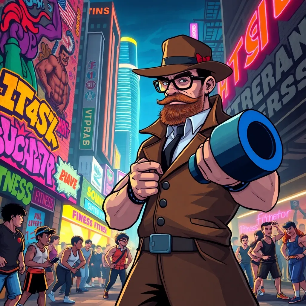 Musclebound Mayhem Text Game — Infinity Arcade