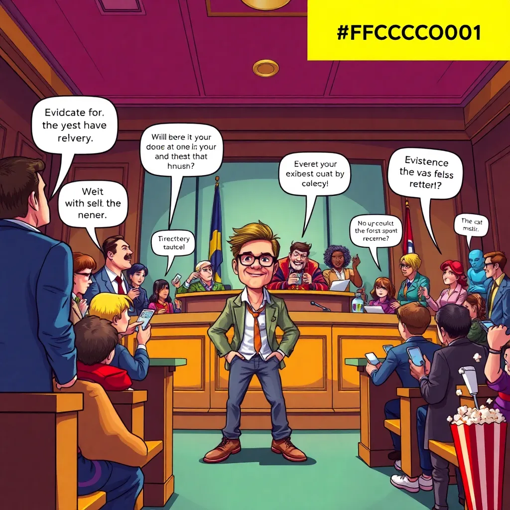 Courtroom Showdown: Digital Justice Text Game — Infinity Arcade