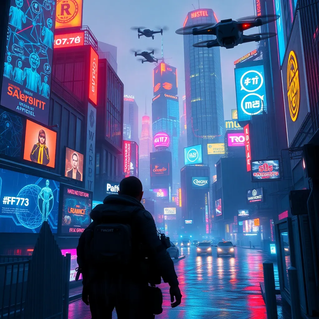 Neon Oversight Text Game — Infinity Arcade