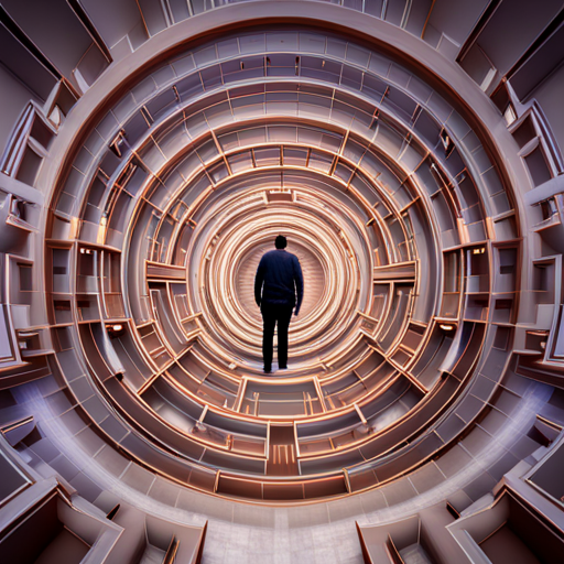 Spinning Maze Adventure Text Game — Infinity Arcade