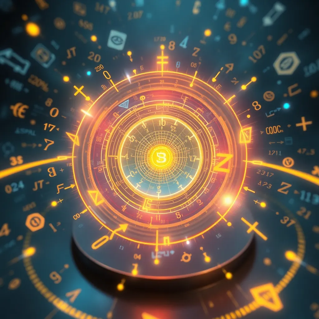 Spinning Glyphs Text Game — Infinity Arcade